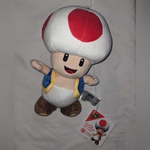 Nintendo | Toys | 7 Licensed Nintendo Super Mario Toad Plush Plushie ...